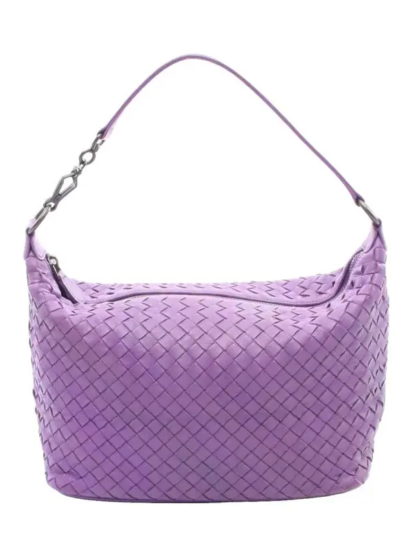 Bottega Veneta 2012-2026 Nappa Intrecciato Shoulder Bag - Purple