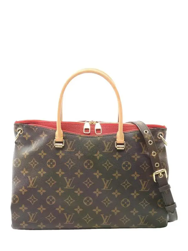 LOUIS VUITTON 2016 Monogram Pallas Mm Satchel - Brown