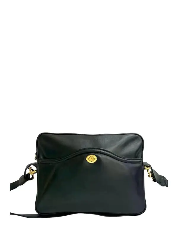 Gucci 20th Century Leather Horsebit Crossbody Bag - Black