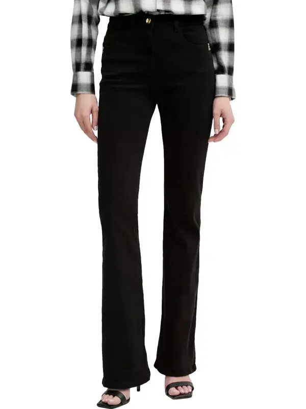 Patrizia Pepe Flared Jeans - Black
