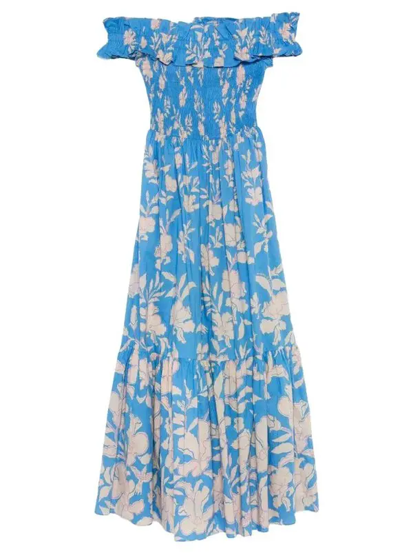 Poupette St Barth Suzanne Maxi Dress - Blue
