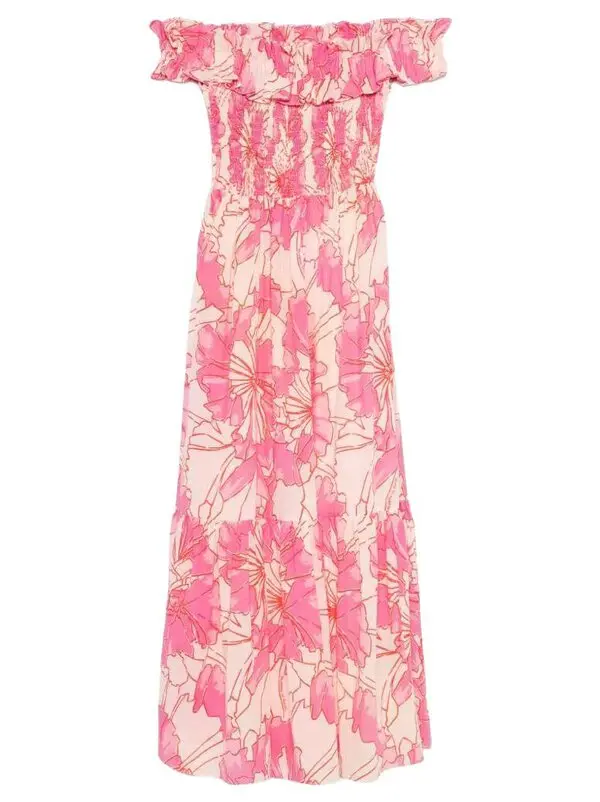 Poupette St Barth Suzanne Maxi Dress - Pink