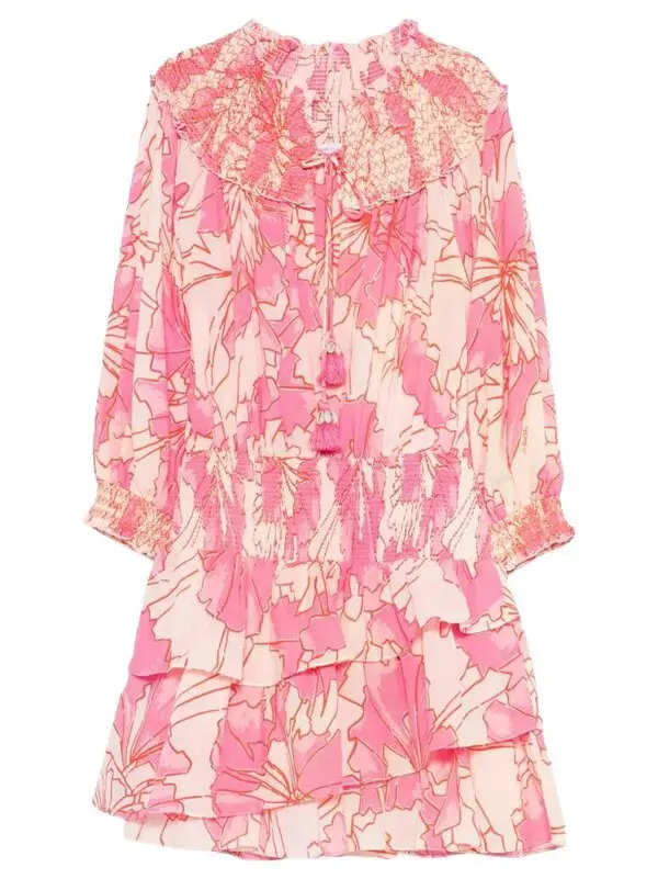 Poupette St Barth Anna Mini Dress - Pink