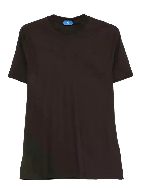 KIRED Short-sleeve Cotton T-shirt - Brown