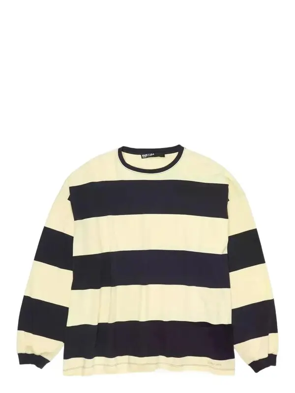 Bimba Y Lola Balloon-sleeved Striped T-shirt - Blue
