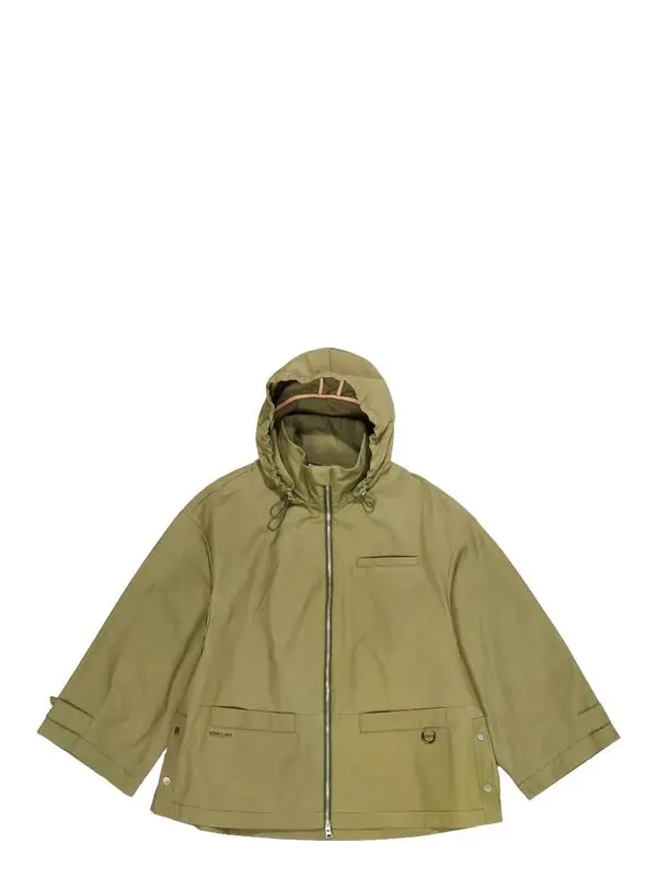 Bimba Y Lola Hooded Cotton Jacket - Green