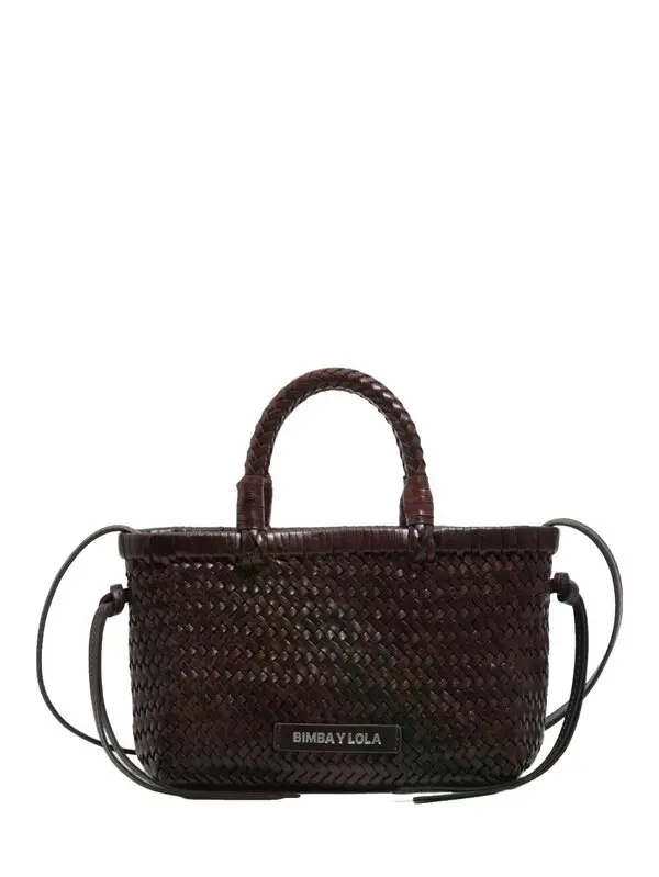 Bimba Y Lola Mini Leather Tote Bag - Brown