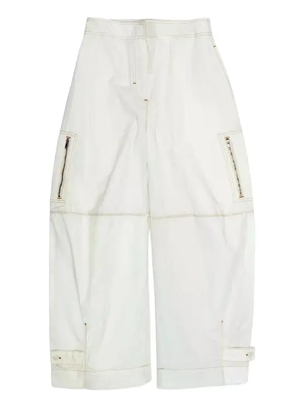Bimba Y Lola Low-rise Trousers - White