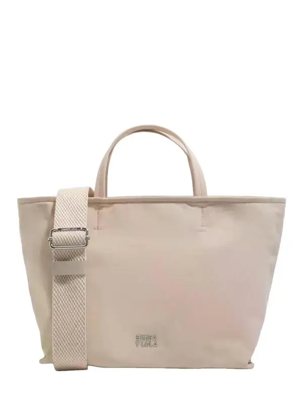 Bimba Y Lola Logo-detail Tote Bag - Neutrals