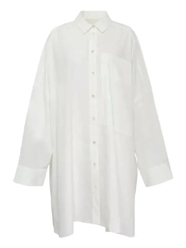 ENFOLD Oversized Shirt - White