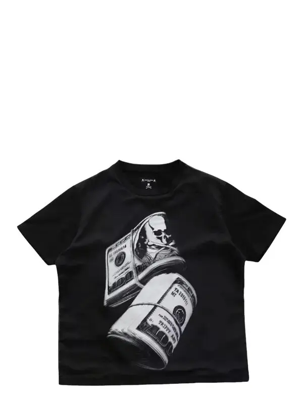 MASTERMIND WORLD X Trippy Mikio Art Graphic-print T-shirt - Black