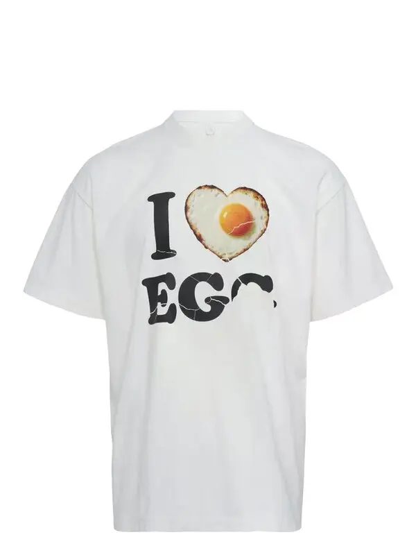 DOUBLET I Love Egg T-shirt - White