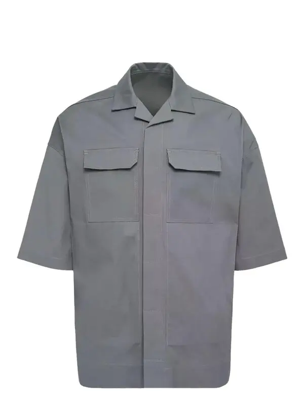 Rick Owens Magnum Tommy Flap-pocket Shirt - Grey