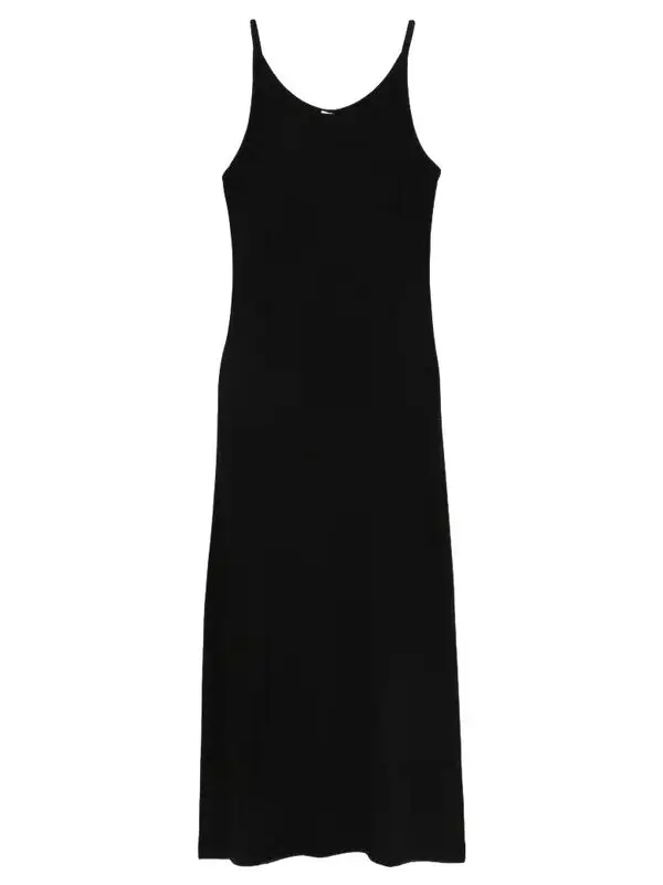 TOTEME Fluid Slip Midi Dress - Black