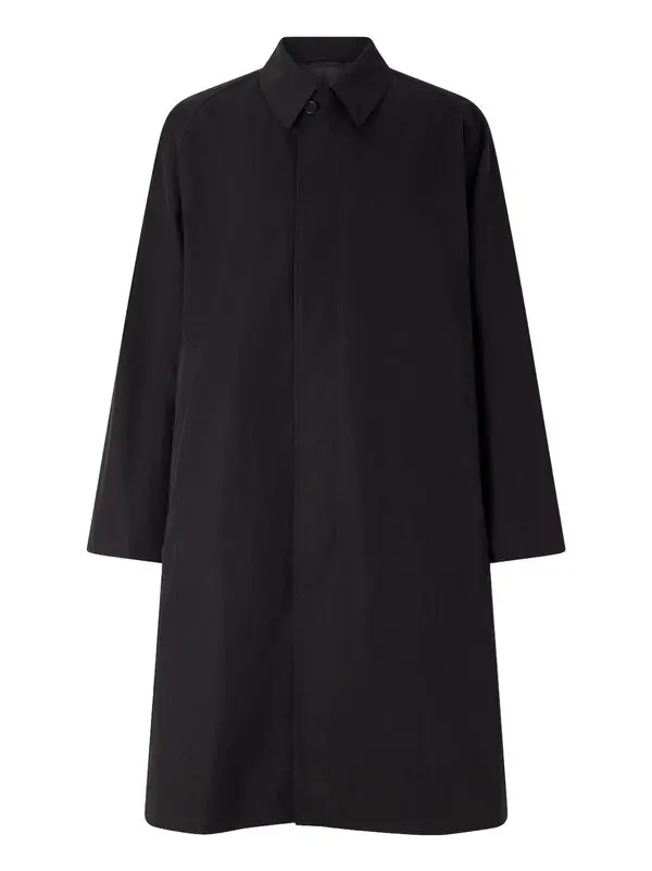 KAPTAIN SUNSHINE Cotton-blend Twill Walker Coat - Black