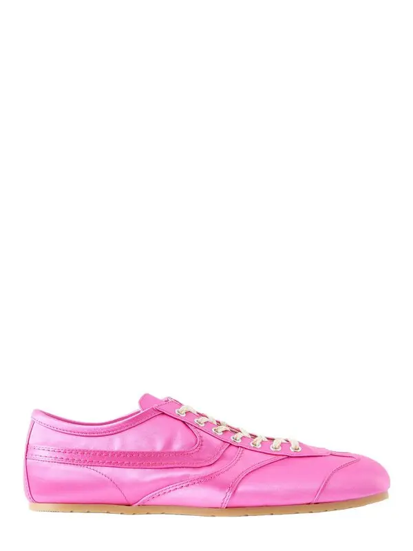 Dries Van Noten Satin Sneakers - Pink