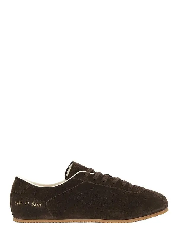 COMMON PROJECTS Suede Driving Shoe - Khaki