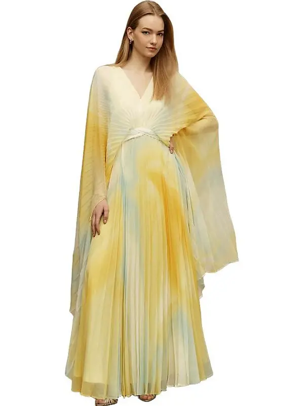 Acler Anslow Maxi Dress - Lemon Mist