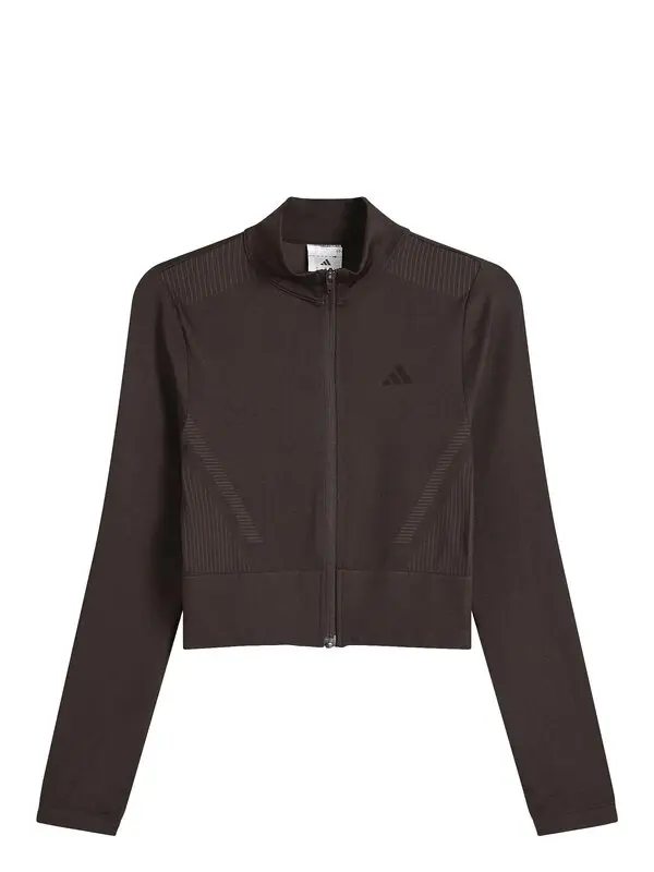 Adidas Knit Training Jacket - Aurora Coffee