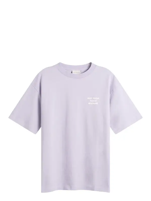 Drole De Monsieur The Slogan T-shirt - Lavender