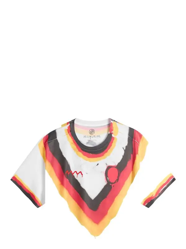 NAVINDER NANGLA Germoney Football Jersey - White/red/yellow/orange