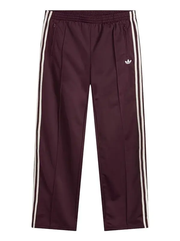 Adidas Firebird Loose Trackpants - Maroon/off White