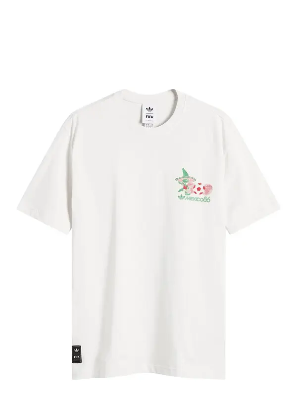 Adidas Pique Mascot T-shirt - Cloud White