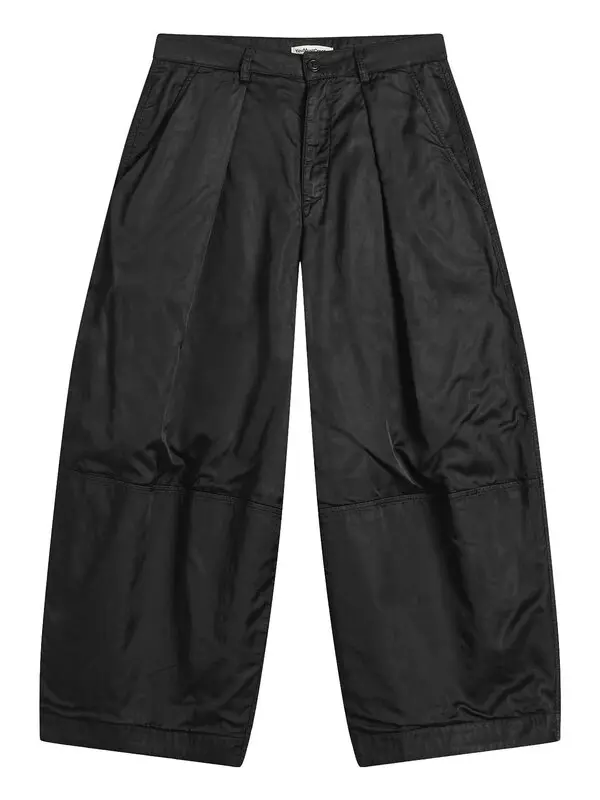 You Must Create Deadbeat Satin Trousers - Black