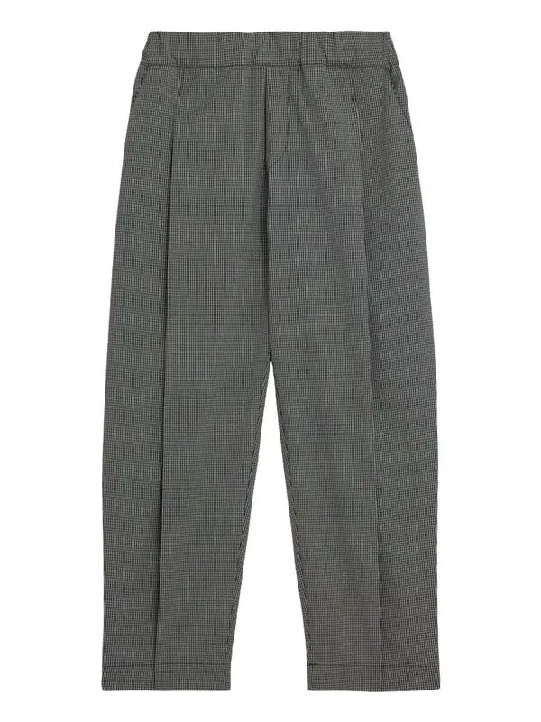 A PAPER KID Elasticated Pleated Trousers - Black