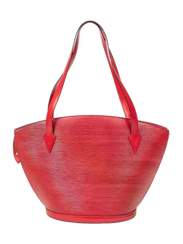 LOUIS VUITTON Saint Jacques Gm Tote Bag - Red