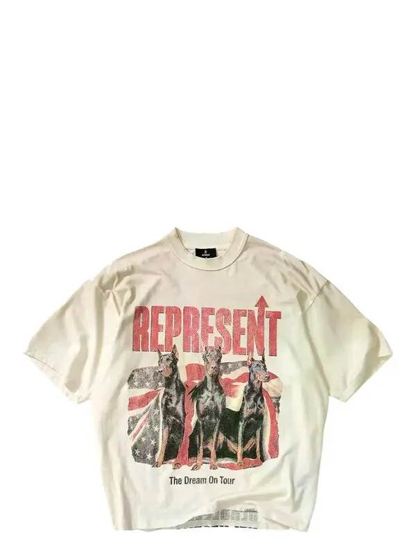 REPRESENT Graphic Print T-shirt - Neutrals