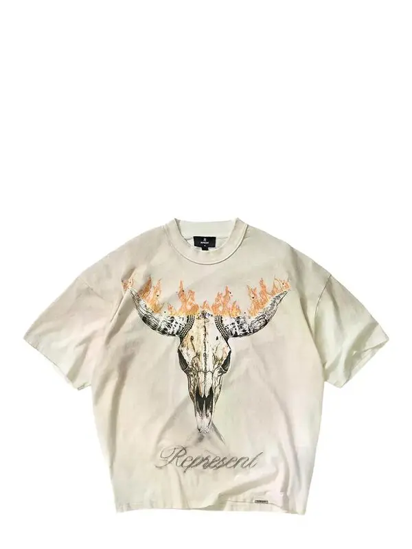 REPRESENT Graphic Print T-shirt - Neutrals