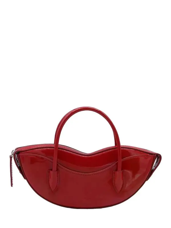 Fiorucci Leather Top Handle Bag - Red