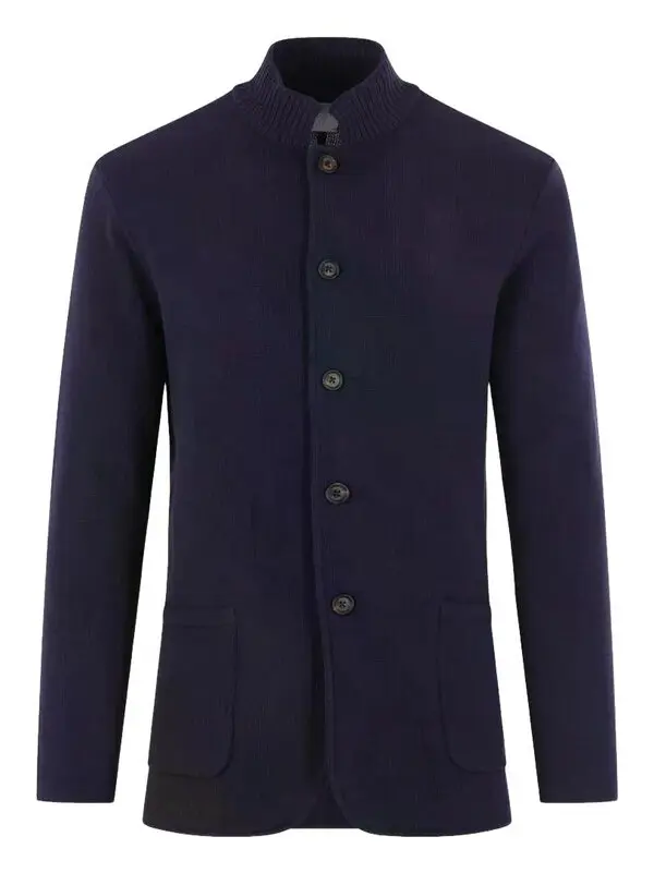 Eleventy Cotton Cardigan - Blue