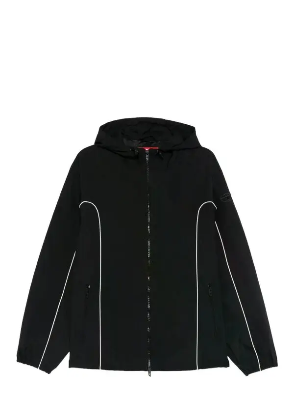 DIESEL® Hooded Zip-up Jacket - Blue