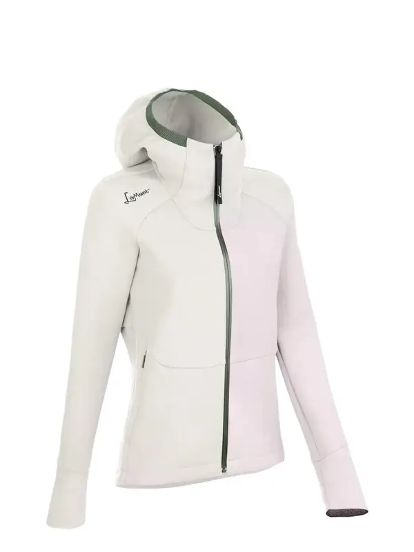 LAMUNT Thermal Zip-up Hoodie - White