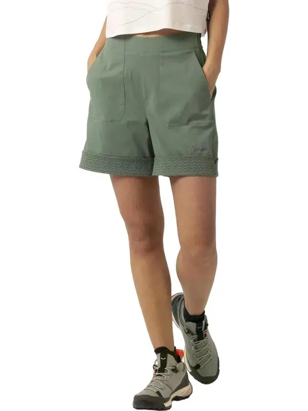 LAMUNT Logo-detail Shorts - Green
