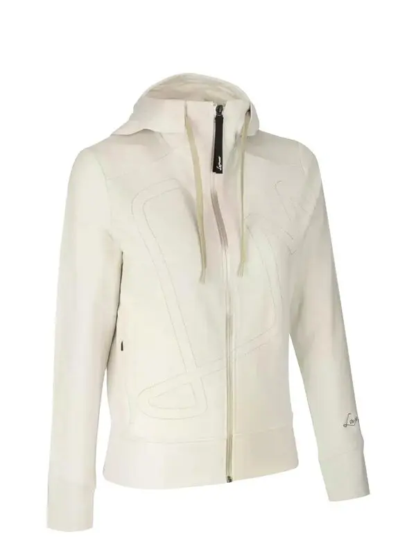 LAMUNT Erika Hooded Zip-up Jacket - Neutrals