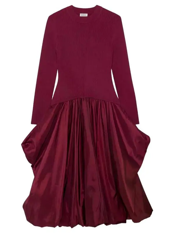 Simkhai Kenlie Panelled Dress - Red