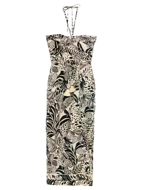 Poupette St Barth Collina Midi Dress - Black