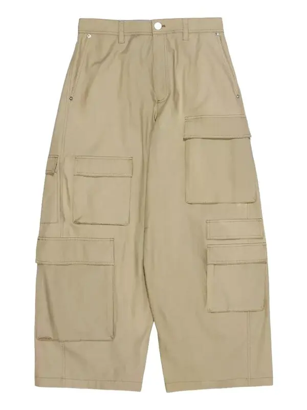 Bimba Y Lola Cargo-pocket Trousers - Neutrals