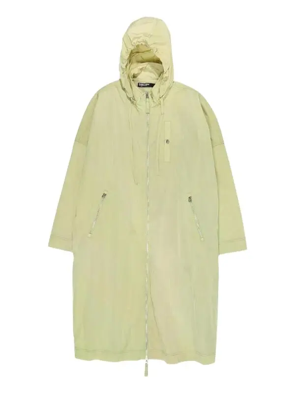 Bimba Y Lola Hooded Zip-up Coat - Green