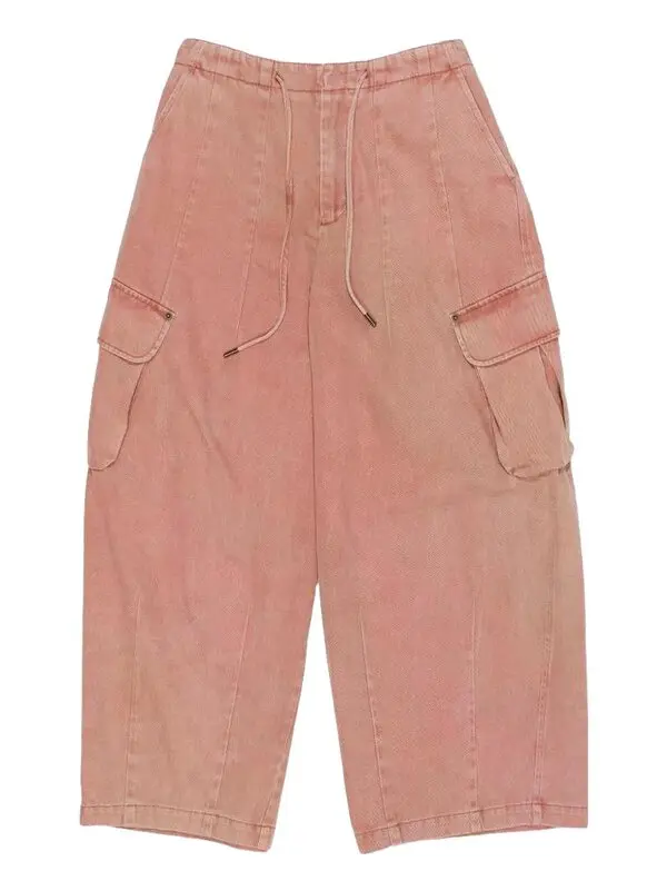 Bimba Y Lola Drawstring Cargo Pants - Pink