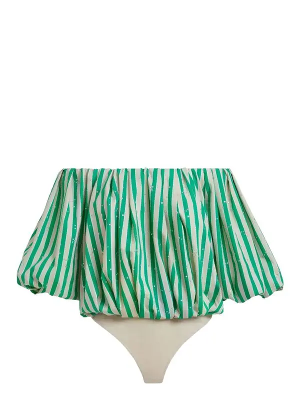 Essentiel Antwerp Jayjay Striped Top - Green