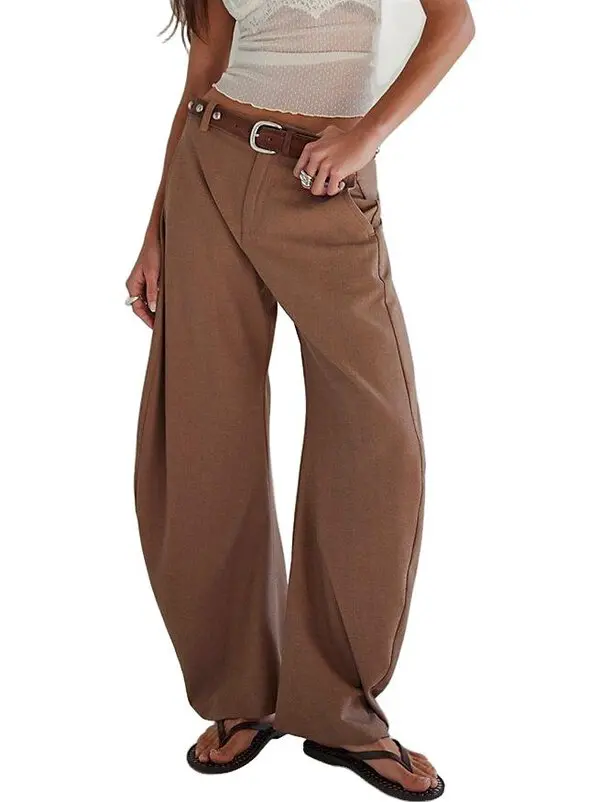 Free People Spotlight Trousers - Cinnamon Combo