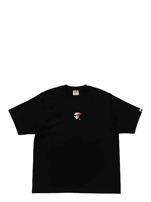 A BATHING APE Sta Ape Face Relaxed Fit Tee Shirt - Black