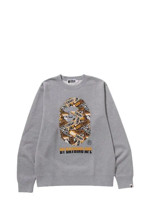 A BATHING APE X Grip Swany Crewneck Sweatshirt - Gray