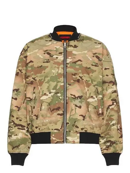 PLEASURES Gem Reversible Bomber Jacket - Camo
