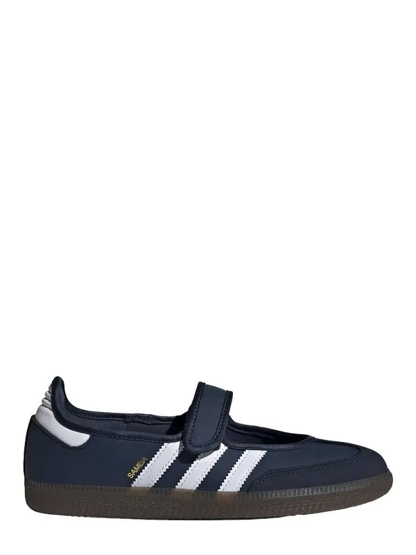 Adidas Samba Jane Sneakers - Crew Navy Blue/cloud White/gold Metallic