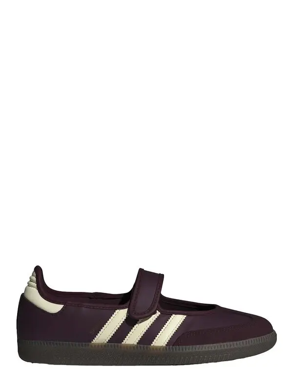 Adidas Samba Jane Sneakers - Maroon/cream White/gold Metallic